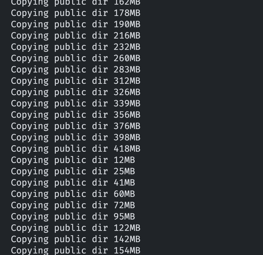 Public Dir Progress Goes Down · Issue 2646 · Remotion Devremotion · Github