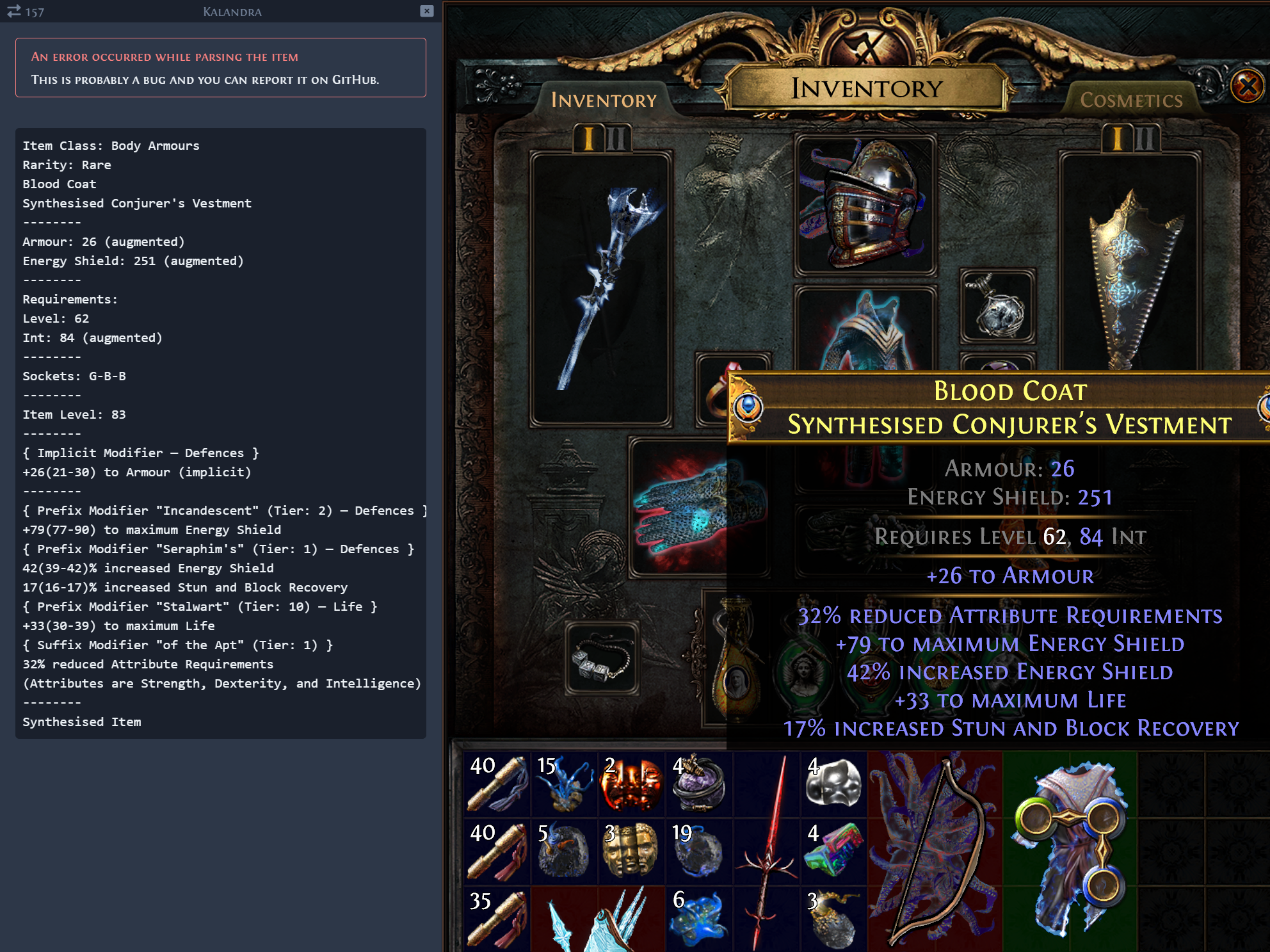 Item Bug · Issue #782 · SnosMe/awakened-poe-trade · GitHub