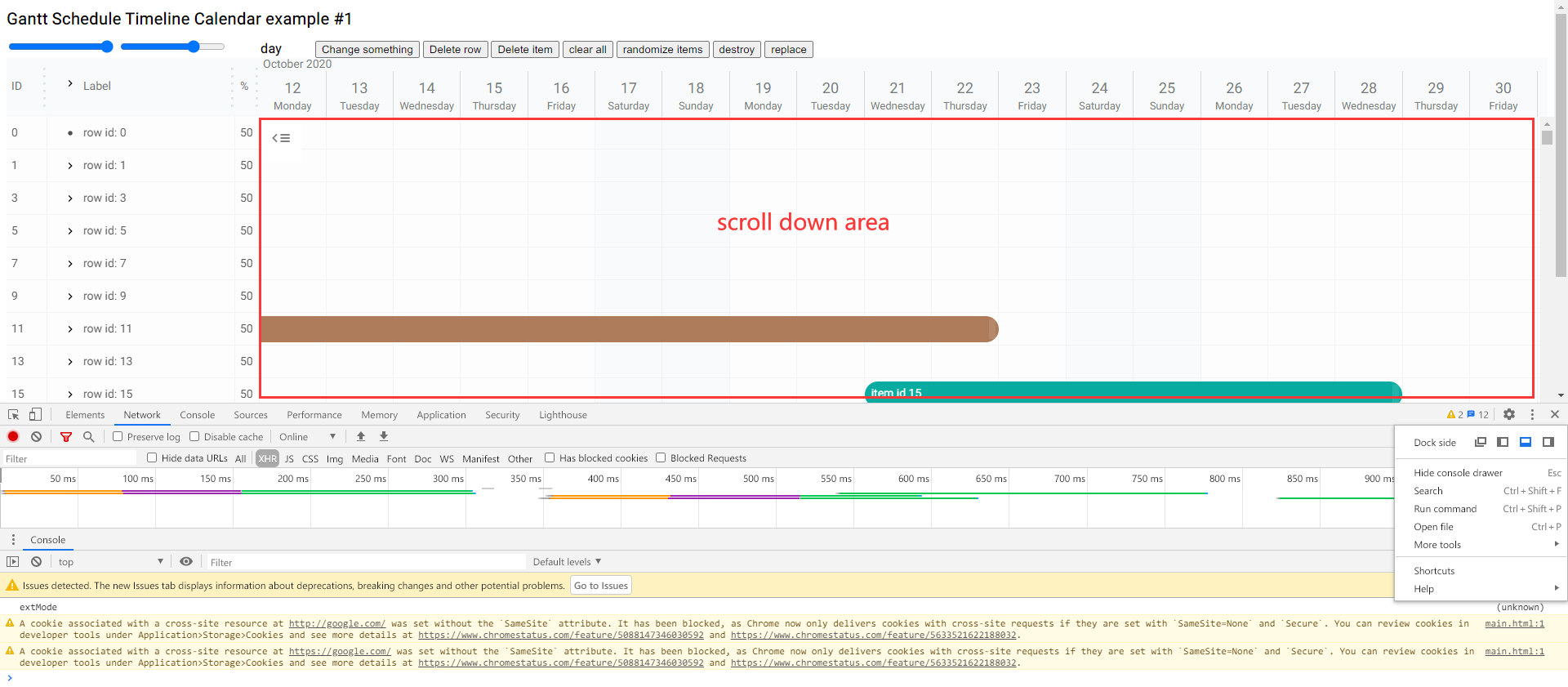 vertical scroll bubbling · Issue #172 · neuronetio/gantt-schedule ...