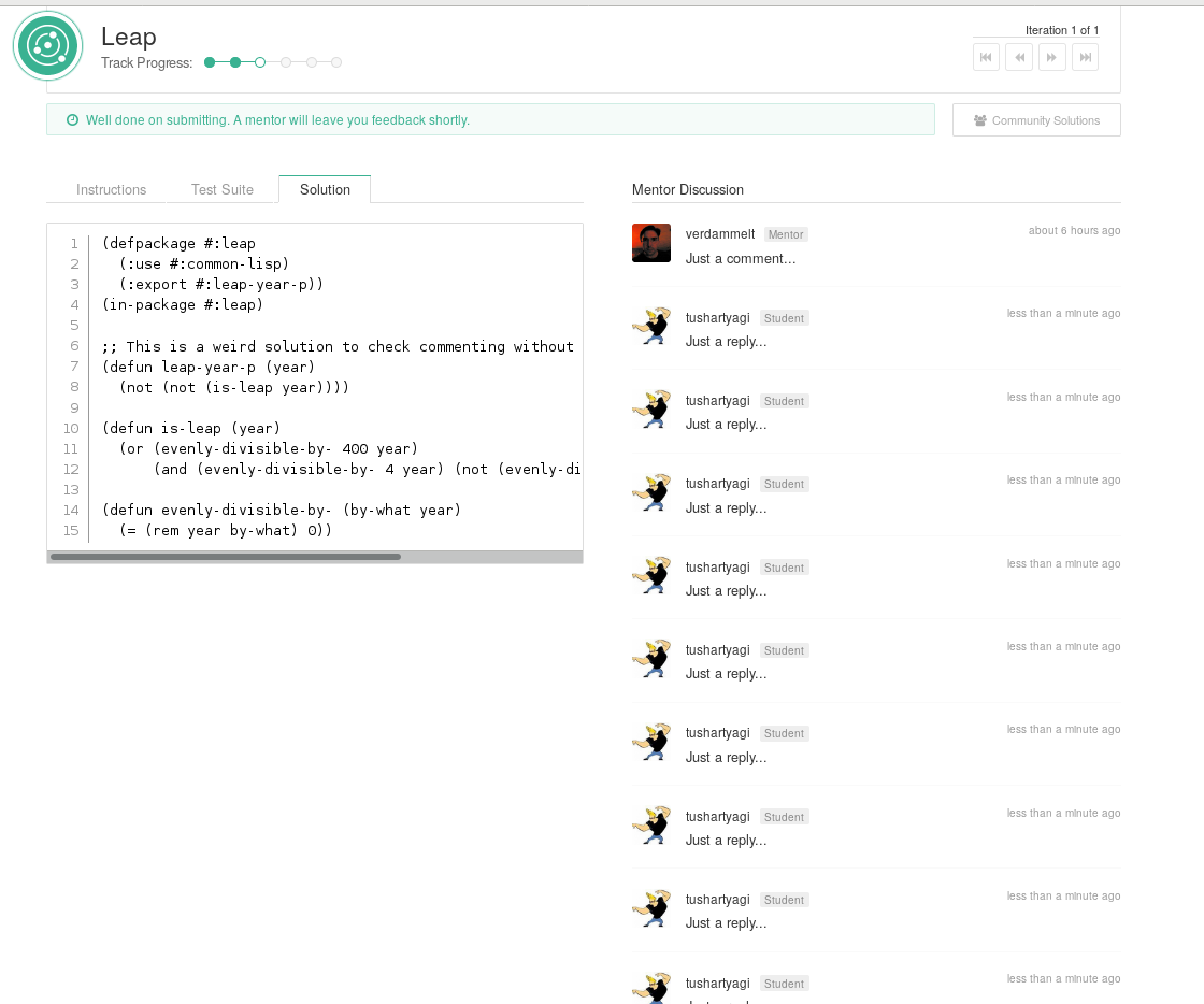 Add ability to delete comments. · Issue #3911 · exercism/exercism · GitHub