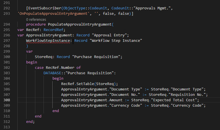 Make functions/event in CU 1535 External instead of Local · Issue #3582 · microsoft/AL · GitHub