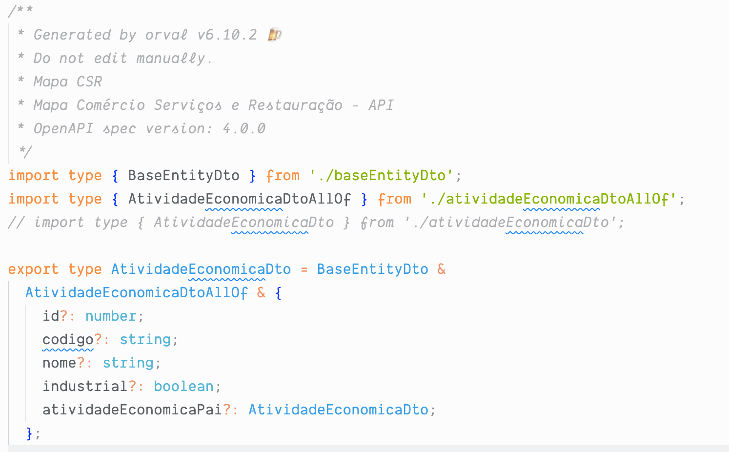 Problem with schema referencing itself · Issue #625 · orval-labs/orval · GitHub