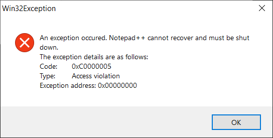 Deleting a file via the Notpad++ menu leads to a crash · Issue #11882 ...