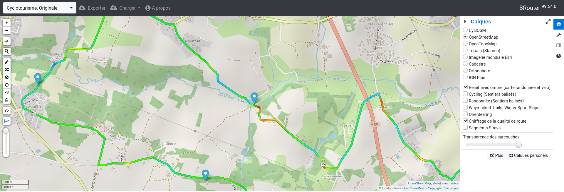 Topography shadows / hillshading suddenly changes then is too light · Issue #448 · nrenner ...