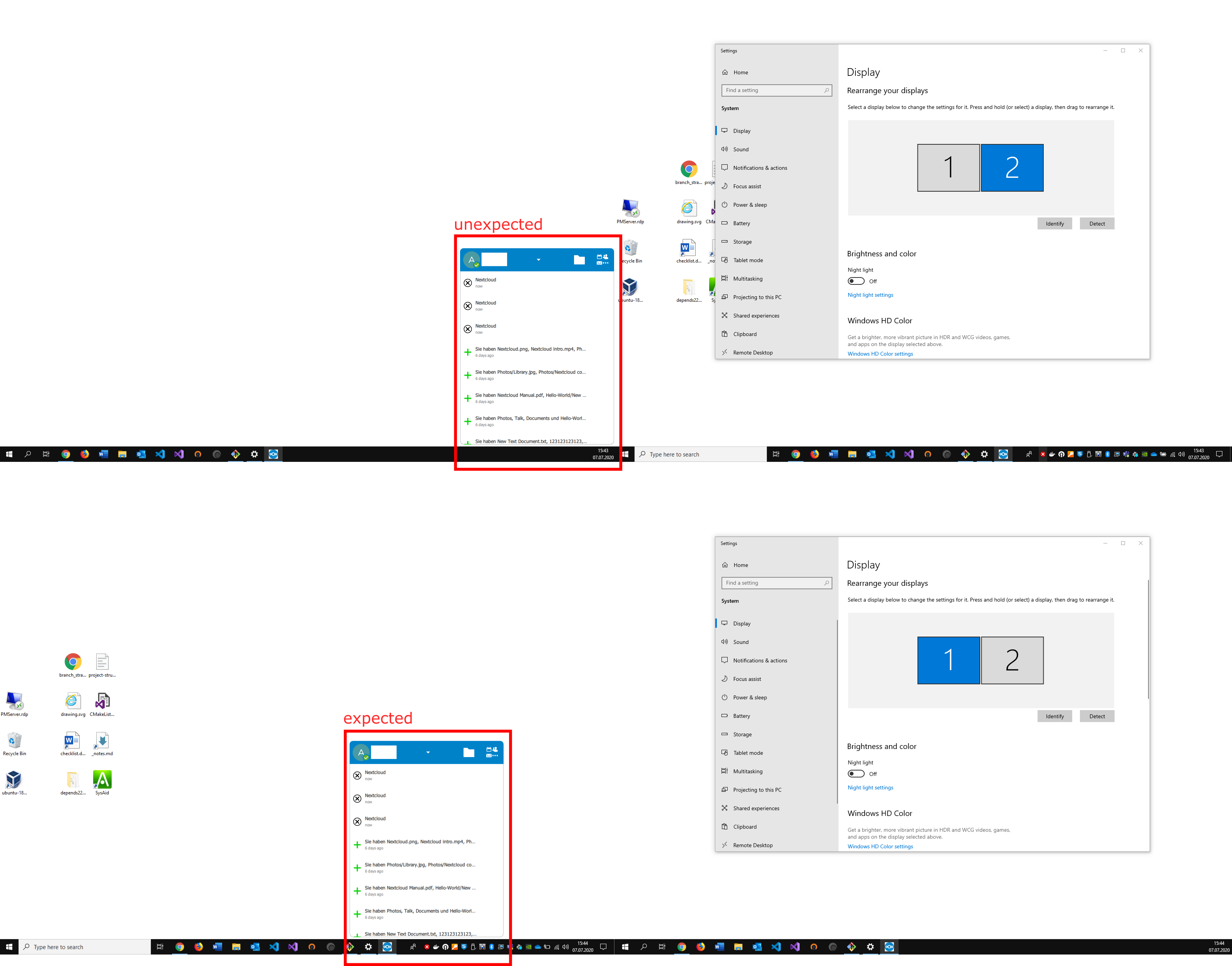 Tray Menu opens on wrong screen using Windows 10 · Issue #2166 ...