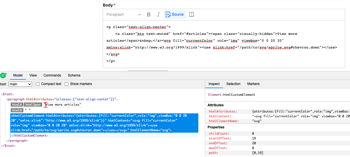 Cannot link SVG elements · Issue #13286 · ckeditor/ckeditor5 · GitHub
