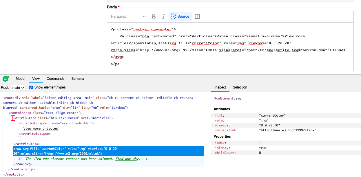 Cannot Link Svg Elements · Issue 13286 · Ckeditorckeditor5 · Github 