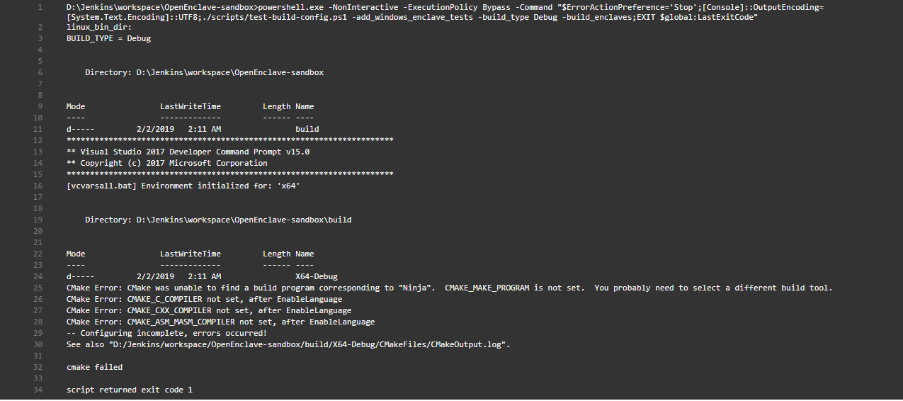 Add Ninja configuration to Linux and Windows CI · Issue #1283 · openenclave/openenclave · GitHub