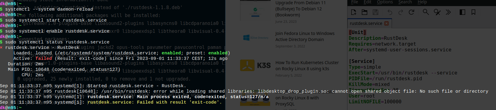 How to start rustdesk at boot (before login) on MXLinux or Linux Mint XFCE? · rustdesk rustdesk ...