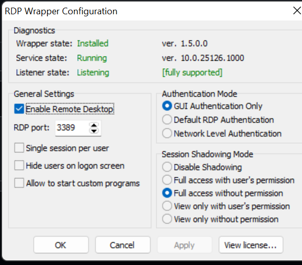 cannot have concurrent users · Issue #1908 · stascorp/rdpwrap · GitHub