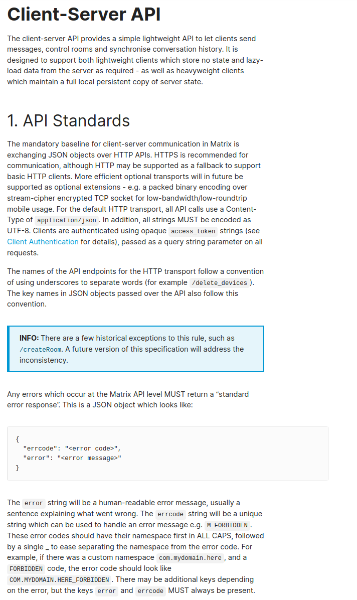 Spec Redesign: Consider decreasing default font size · Issue #781 · matrix-org/matrix-spec · GitHub