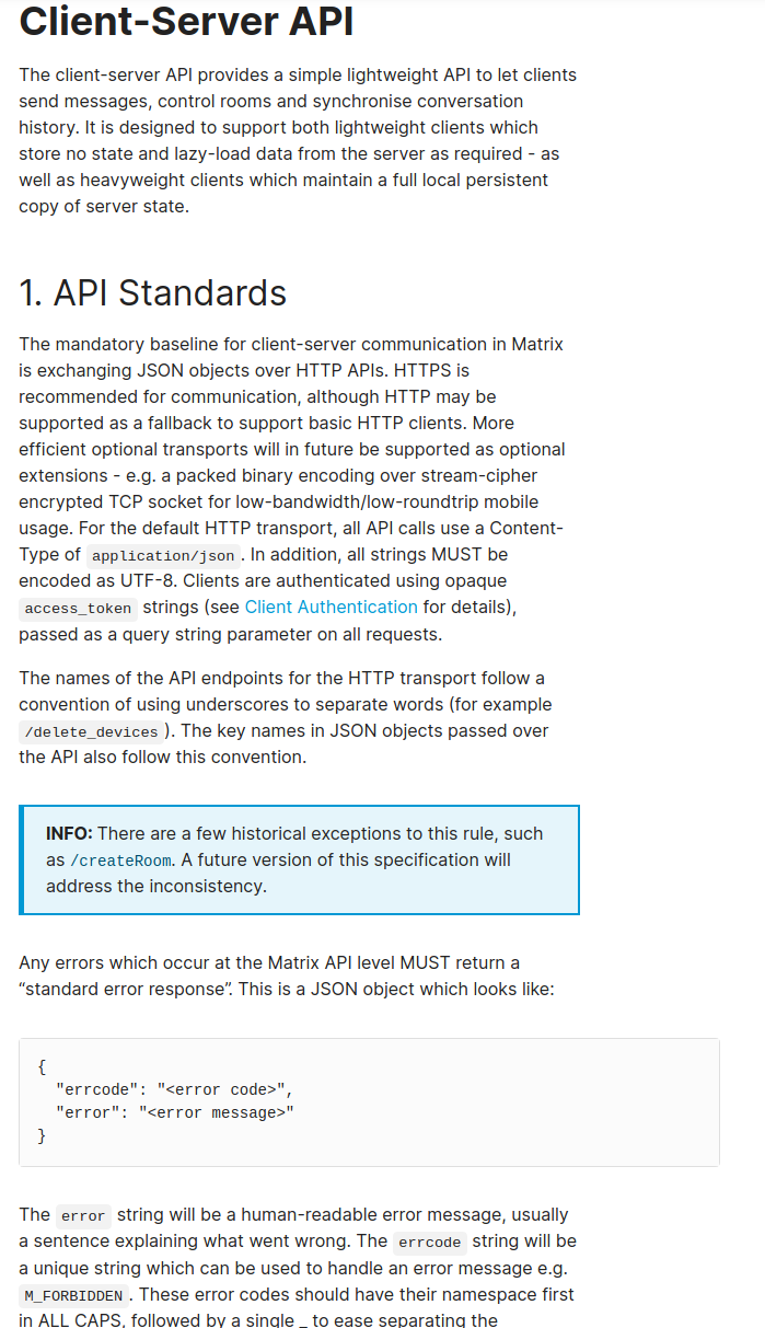Spec Redesign: Consider decreasing default font size · Issue #781 · matrix-org/matrix-spec · GitHub