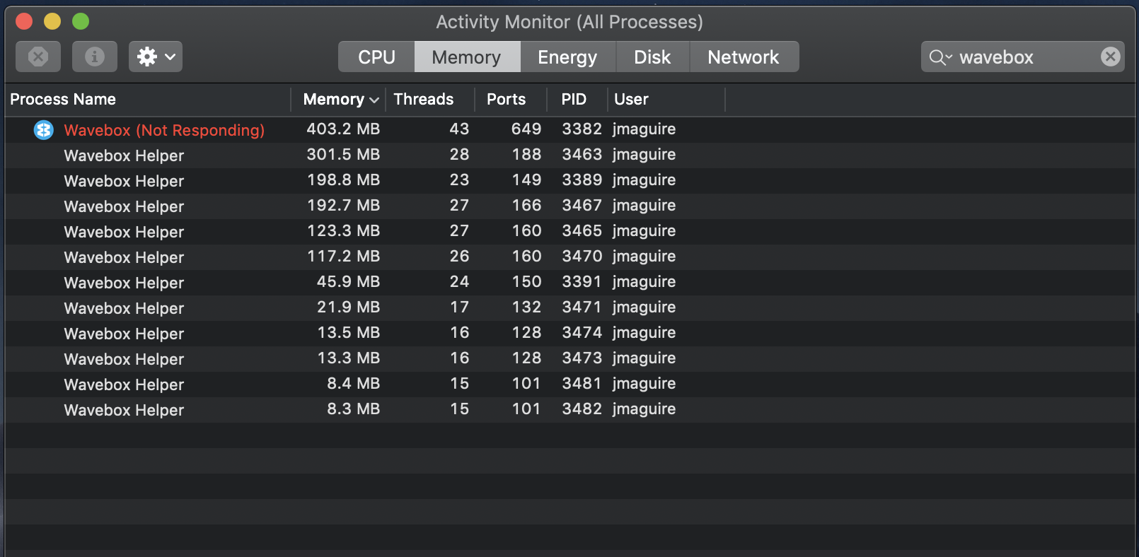 Not Responding MacOS Mojave · Issue #1078 · wavebox/waveboxapp · GitHub