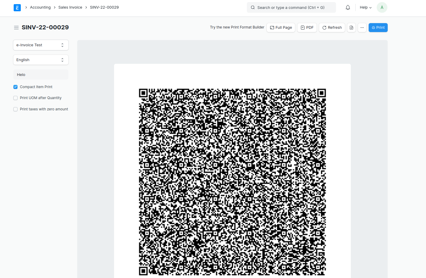 Einvoice QR Code Print · Issue #247 · resilient-tech/india-compliance · GitHub