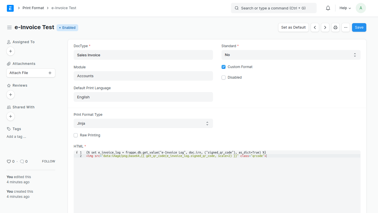 Einvoice QR Code Print · Issue #247 · resilient-tech/india-compliance · GitHub