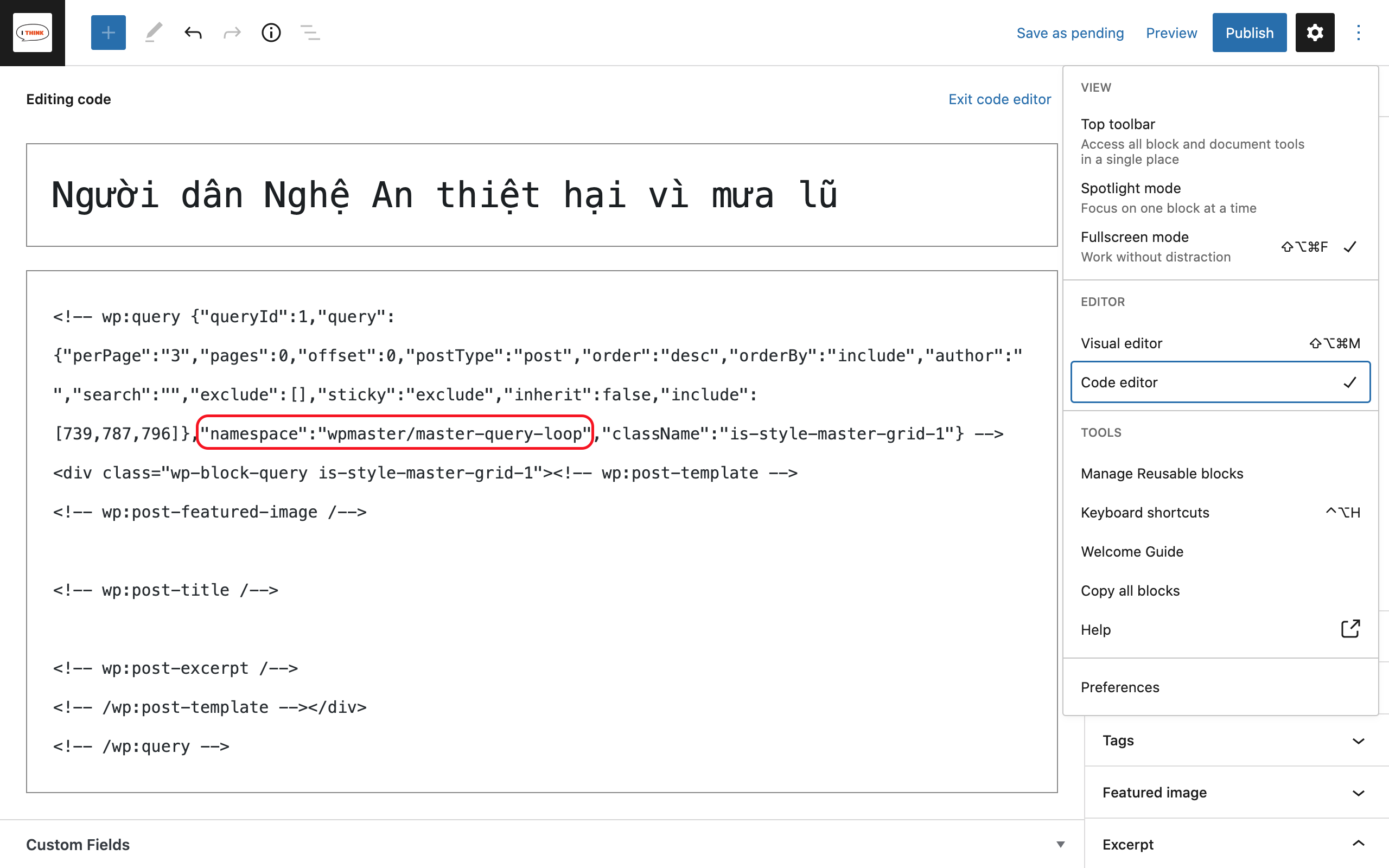 Query loop variation affect the queries loop placed after it when rendering in frontend · Issue ...