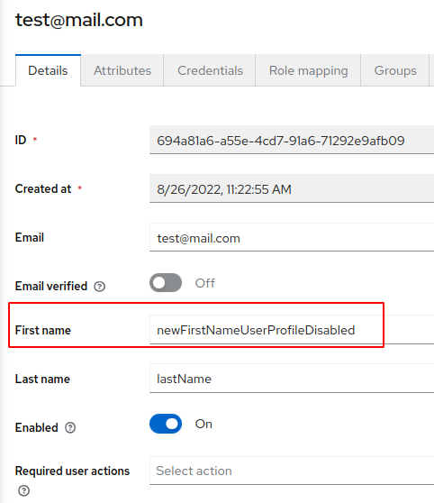 User/User Profile API inconsistent behaviour : partial PUT clear all user fields when user ...