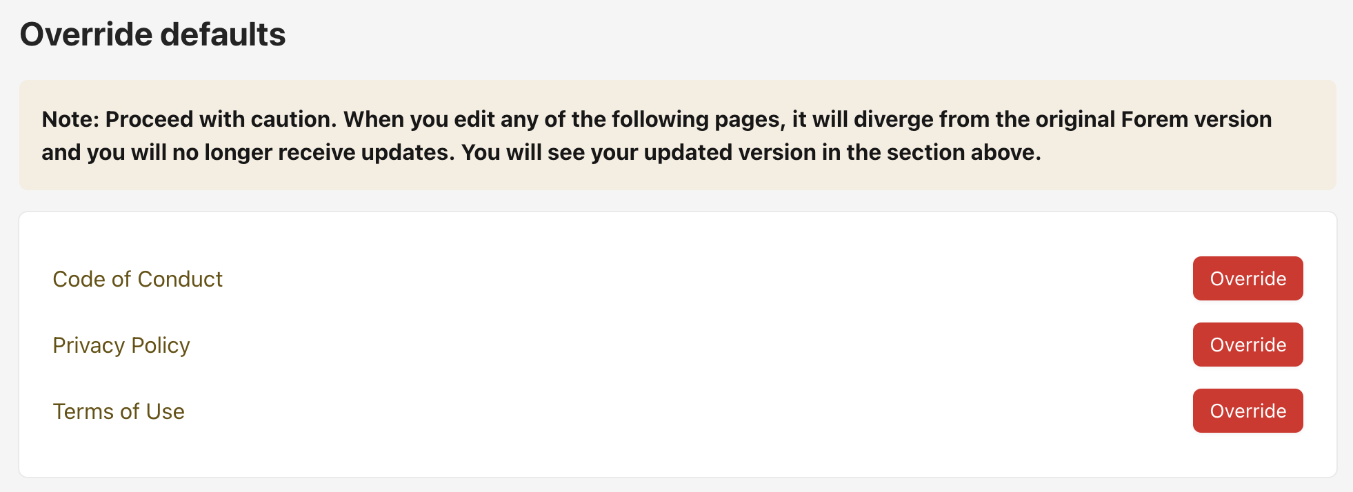 Cannot override default pages · Issue #19618 · forem/forem · GitHub