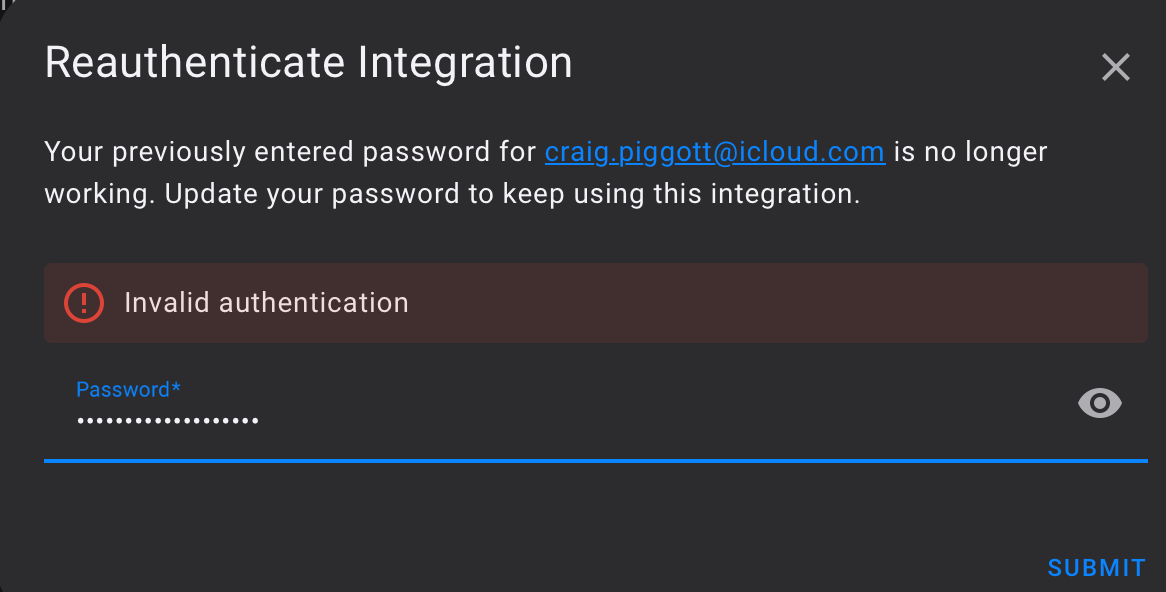 iCloud Integration - unable to authenticate · Issue #94950 · home-assistant/core · GitHub