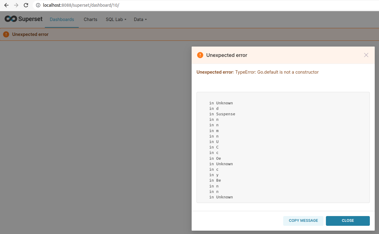 Deployment custom viz plugin hello world in superset image 2.0.0 & 2.0.1. Unexpected error ...
