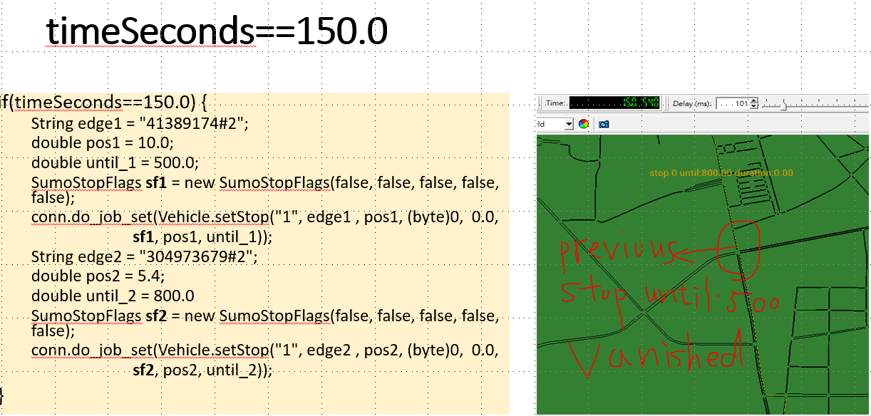 Original setStop would vanish when the following setStop is created · Issue #5712 · eclipse-sumo ...