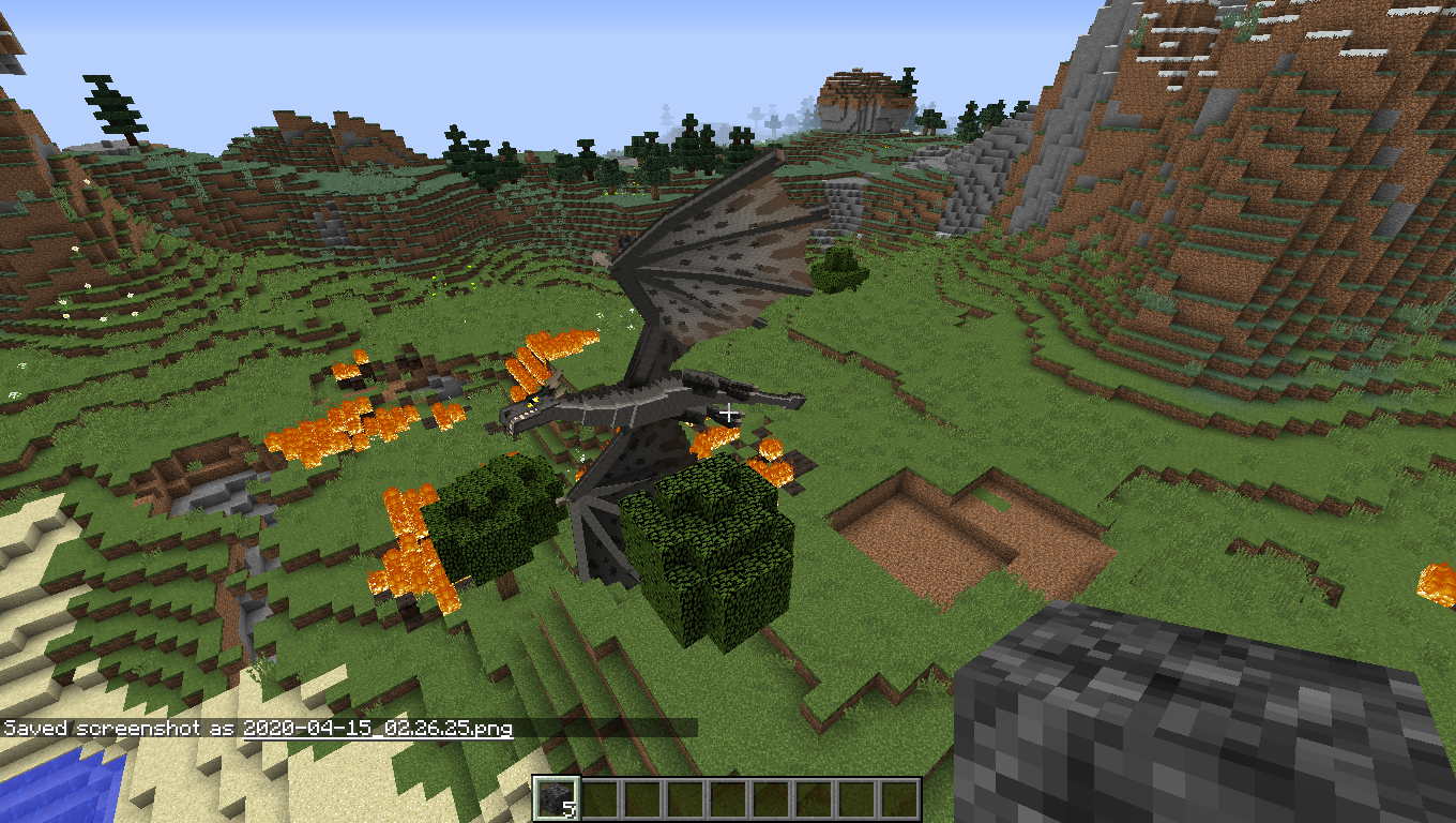 dragons nuke blocks on contact, not just when stuck or going after ...