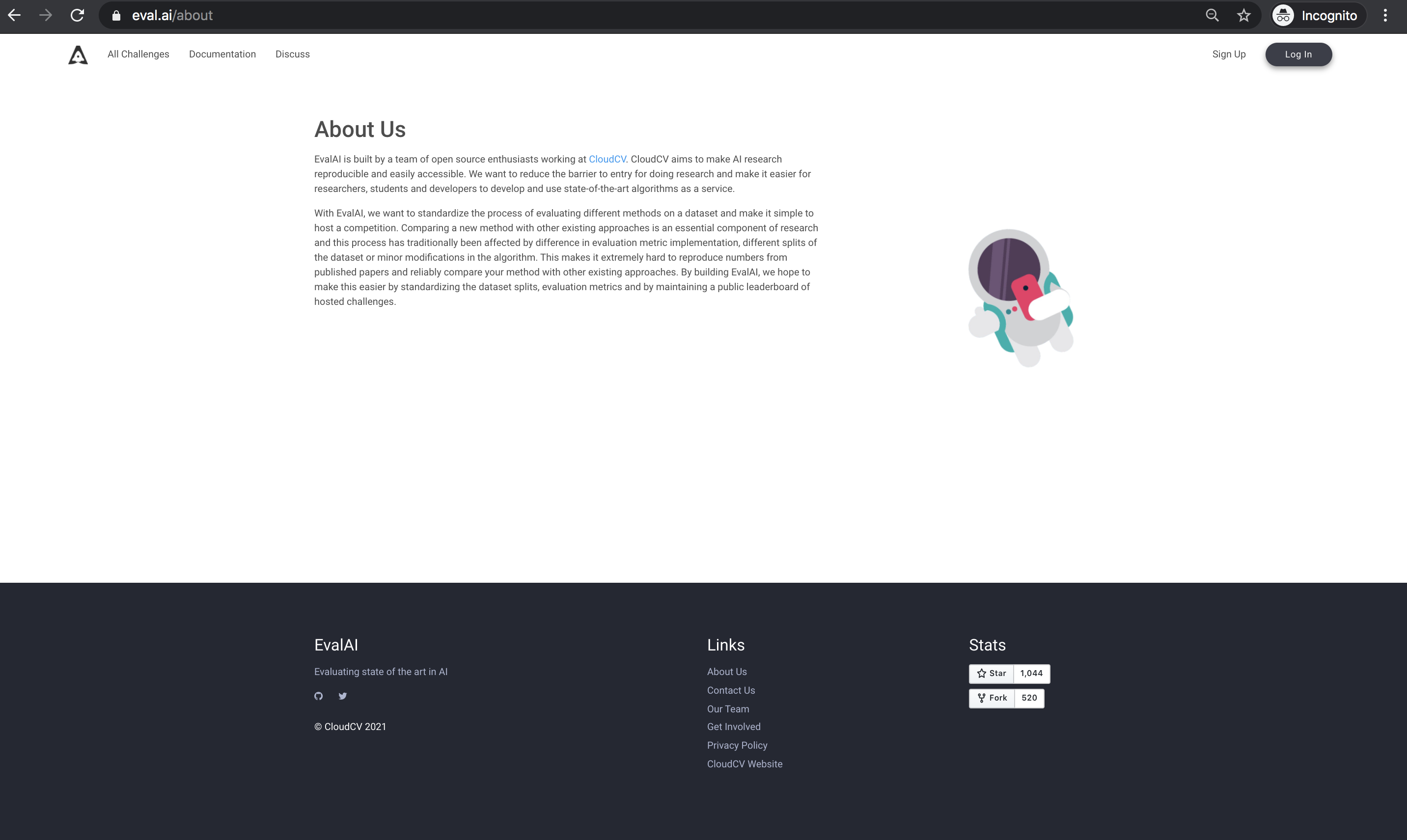 Fix About us page css inconsistencies in frontend v2 · Issue #3130 · Cloud-CV/EvalAI · GitHub