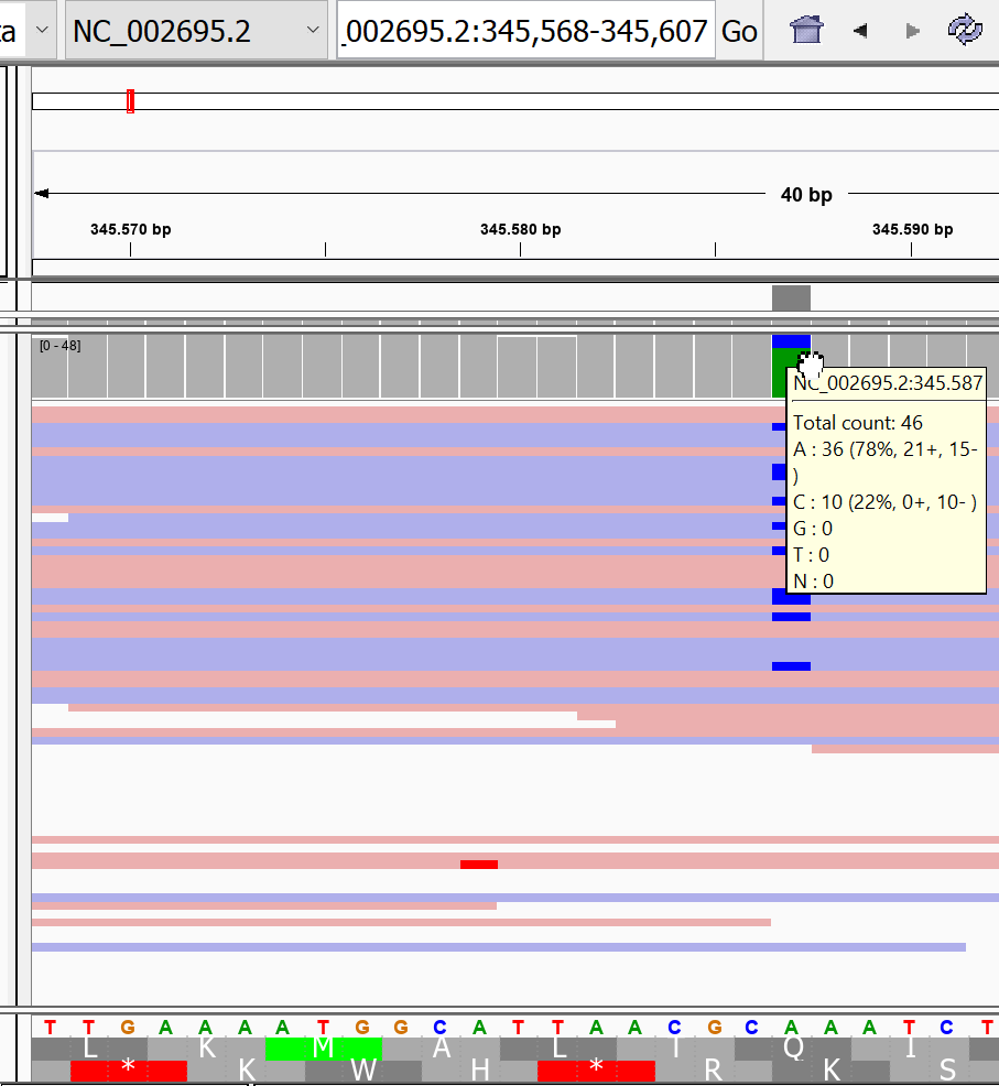 Wrong allele frequency and depth for haploid Illumina data · Issue #54 · HKU-BAL/Clair3 · GitHub