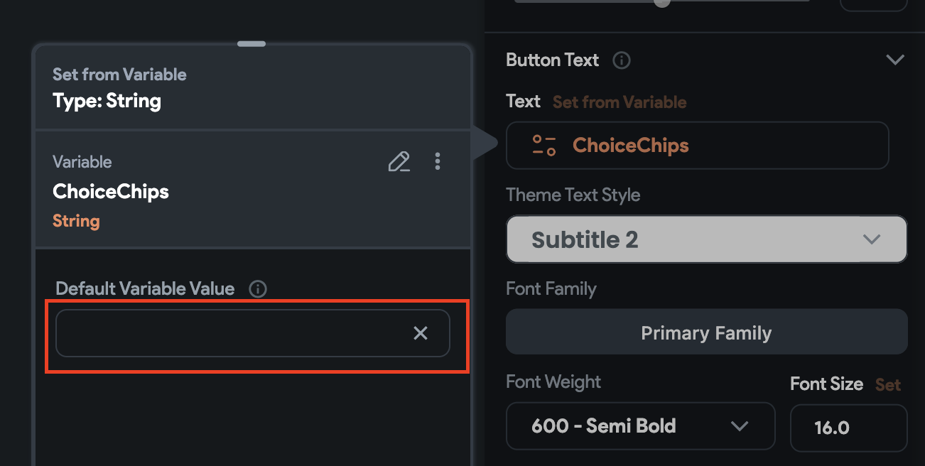 FAB throw error when setting from ChoiceChips · Issue #390 · FlutterFlow/flutterflow-issues · GitHub