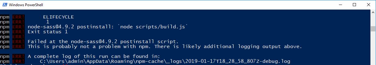 (Windows) Error when execute npm install apexcharts --save · Issue #278 · apexcharts/apexcharts ...