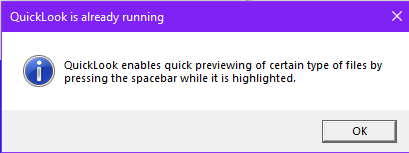 QuickLook stopped working after Windows 10 Update today · Issue #987 · QL-Win/QuickLook · GitHub