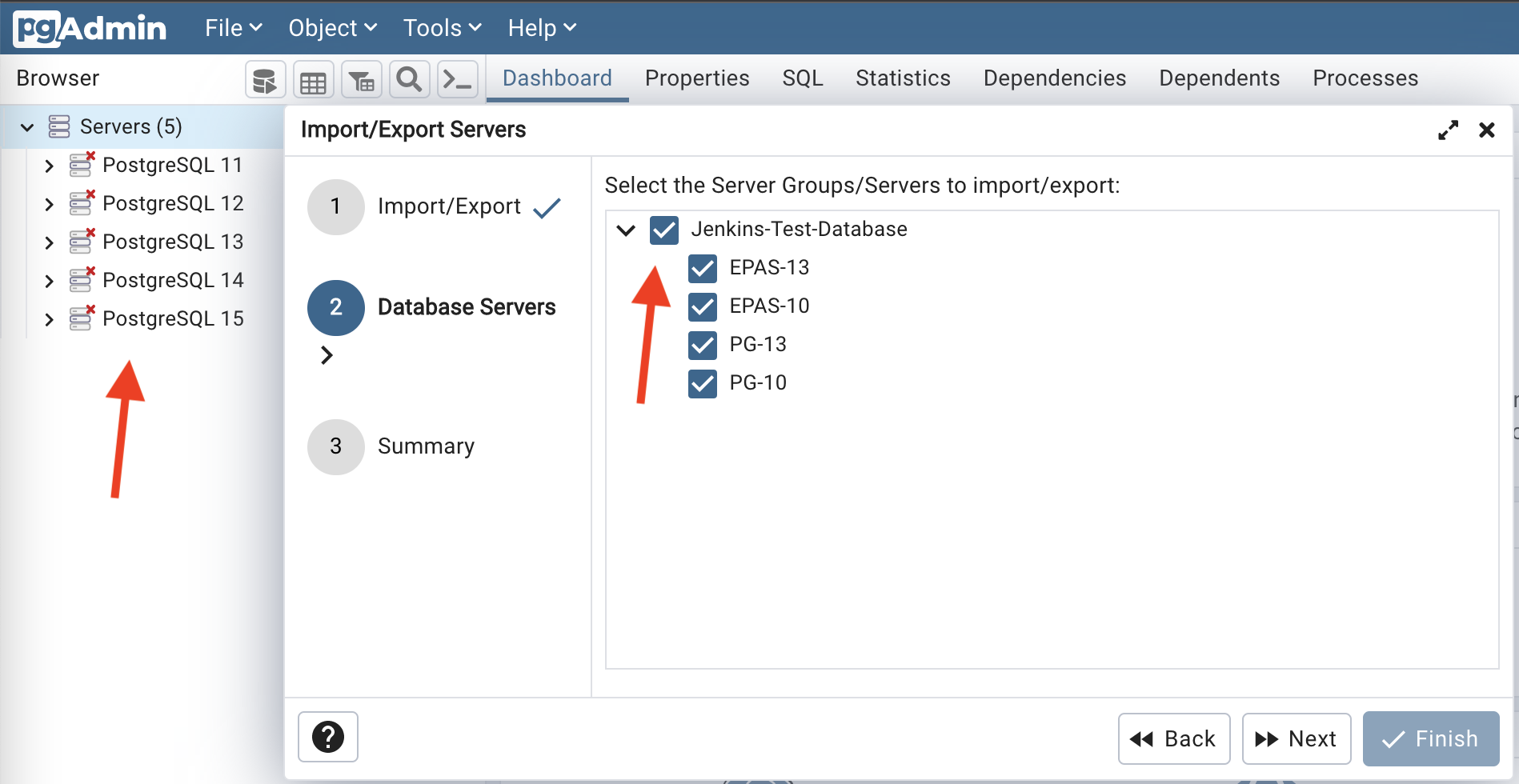 [6.16 / 6.17] import server list doesn't work with external config database · Issue #5620 ...