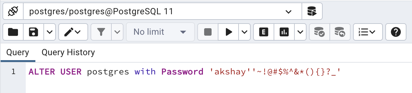 Pgadmin4 V620 Fails When Postgres Password Ends With Exclamation Point · Issue 5847 · Pgadmin