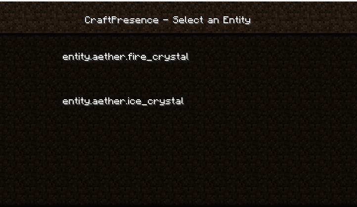 Bug: Fire and Ice Crystal Entity Names Missing · Issue #1339 · The-Aether-Team/The-Aether · GitHub