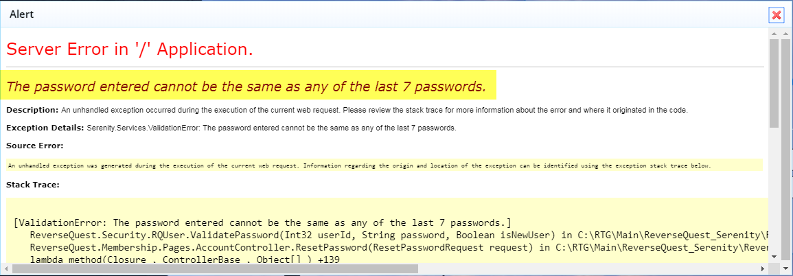 Exception not displaying in standard alert dialog · Issue #3118 ...