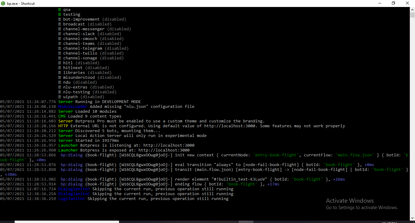 [BUG] NLU not working NLU.json languageSources is not updating · Issue #1336 · botpress/v12 · GitHub