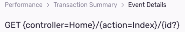 Fix performance transaction name when using MVC routes · Issue #1189 ...