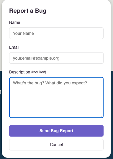 User Feedback Widget Display A Sentry Logo · Issue 9422 · Getsentrysentry Javascript · Github 7715