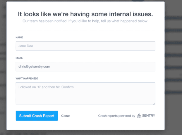User Feedback Widget: Display a Sentry logo · Issue #9422 · getsentry/sentry-javascript · GitHub