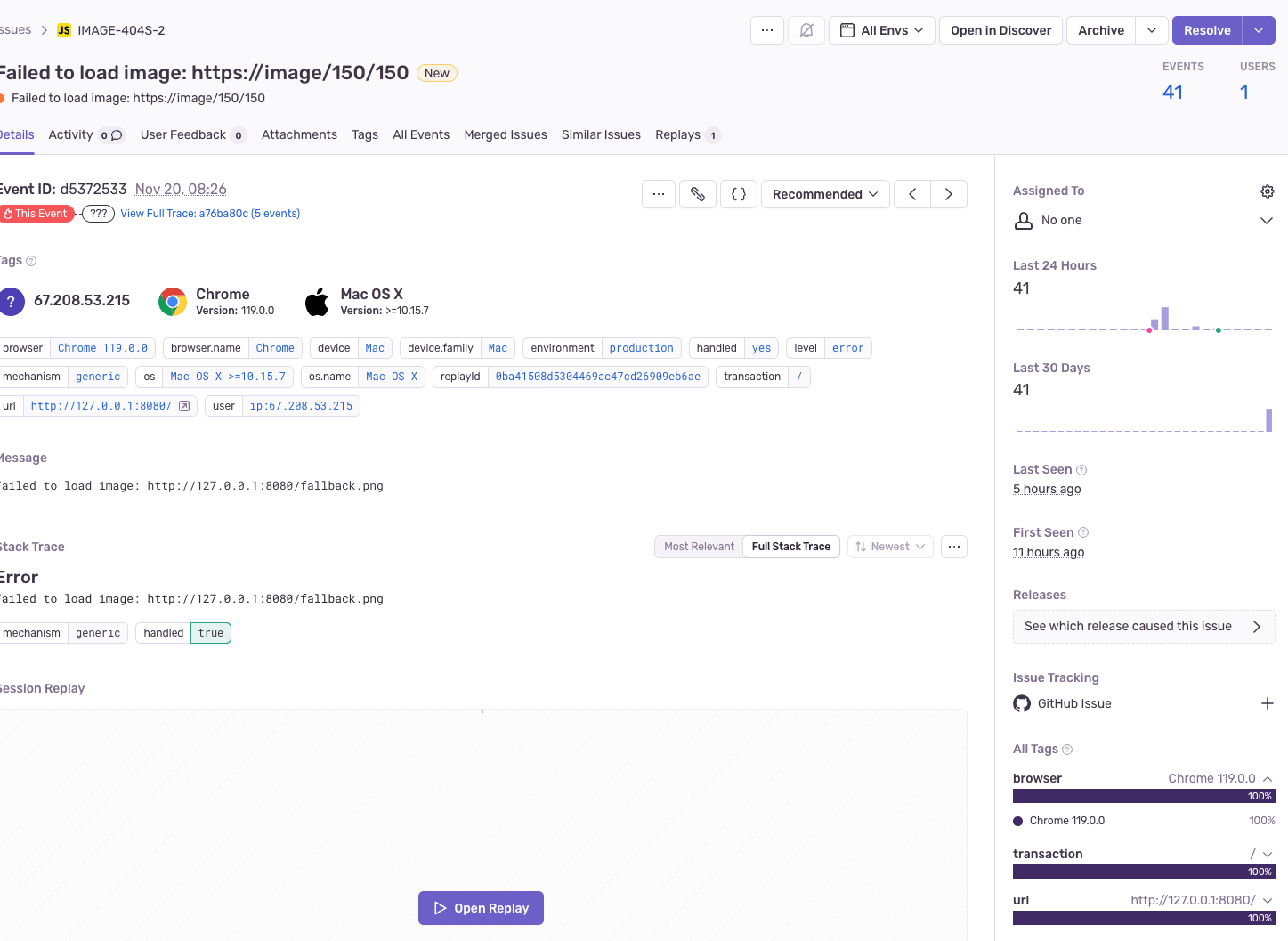 Replays not being linked to issue · Issue #60255 · getsentry/sentry · GitHub