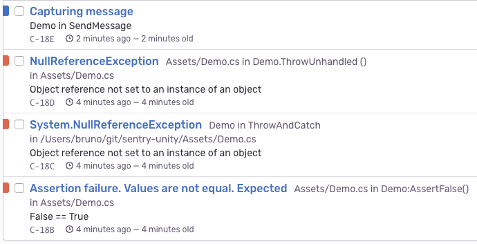 Feedback Wanted Experimenting With Sentryunity Sdk Based On Sentry Net Sdk · Issue 15 2069