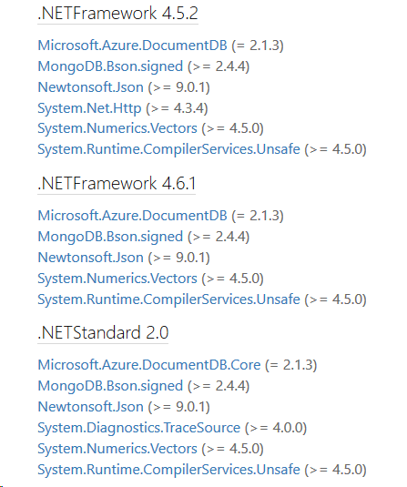 BulkExecutor incomplatible with current verson of DocumentDB 2.2.1 Nuget package · Issue #670 ...