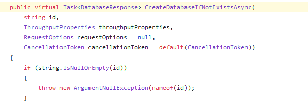 CosmosClient.CreateDatabaseStreamAsync throws ArgumentException in ValidateResource() call ...