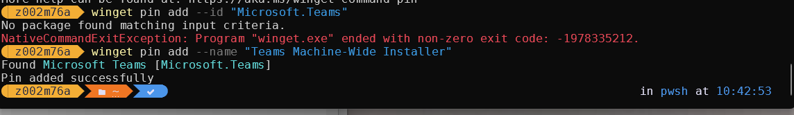 Winget Pin Error · Issue #2989 · microsoft/winget-cli · GitHub