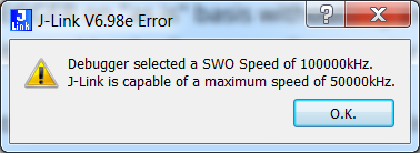 Setting SWO speed above 50 MHz on J-Trace · Issue #91 · square/pylink · GitHub