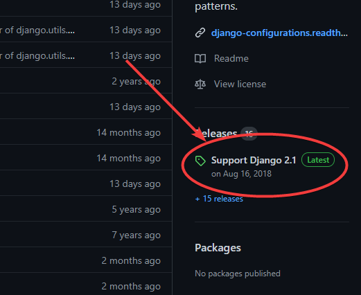 Make new releases on github · Issue #278 · jazzband/django-configurations · GitHub