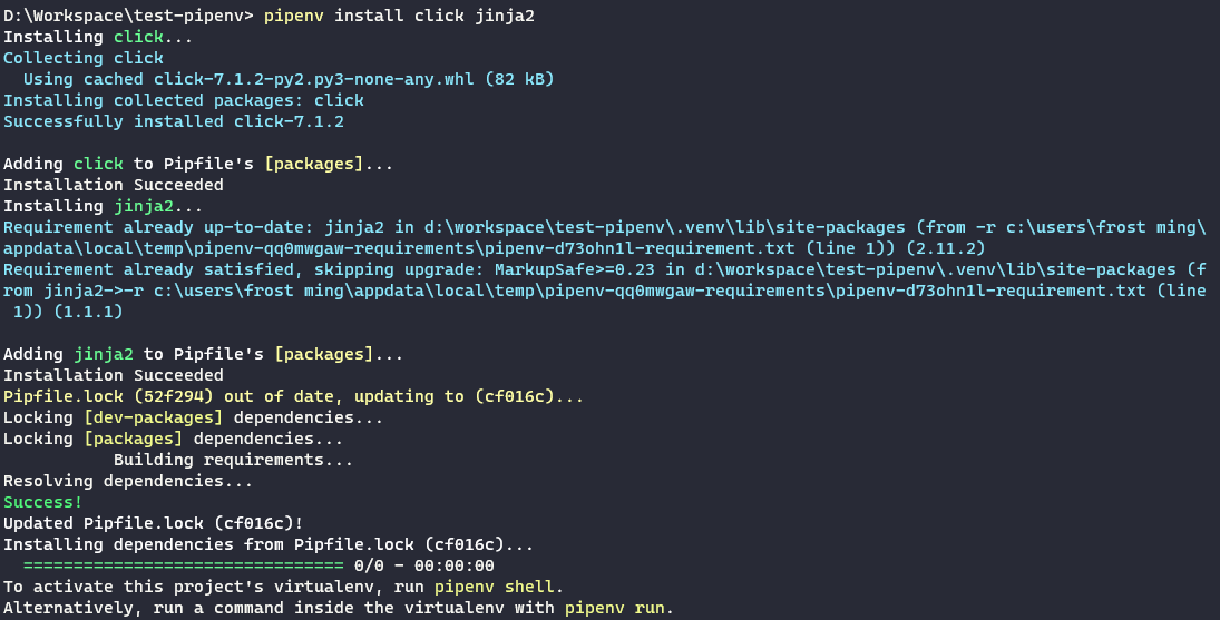 Display installed version · Issue #4501 · pypa/pipenv · GitHub