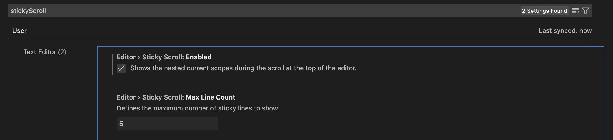 Sticky supports displaying multi-level headers · Issue #159264 · microsoft/vscode · GitHub