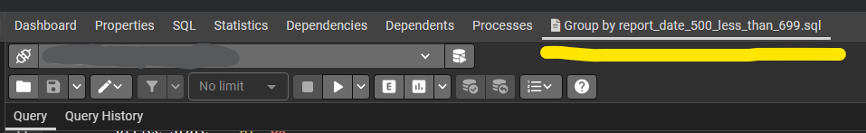 Query Tool Title Does Not Change After "Save as", Until A New Change is Made · Issue #6193 ...