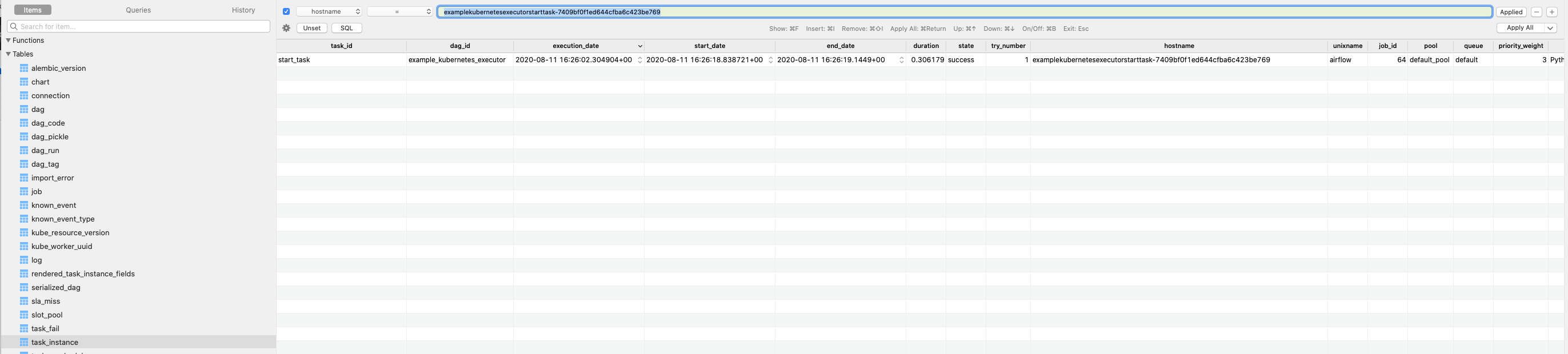 Kubernetes Executor Invalid Hostname In The Database · Issue 10292 · Apacheairflow · Github